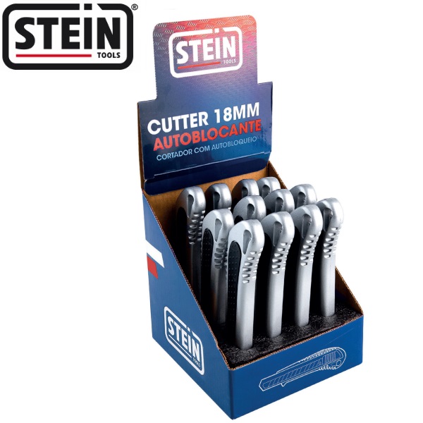 CUTTER AUTOBLOCANTE STEIN METÁLICO 18 MM - Comercial González